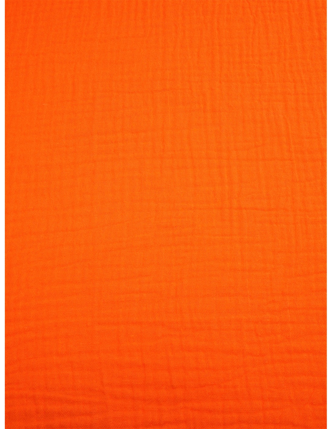 Tissu double gaze - Orange